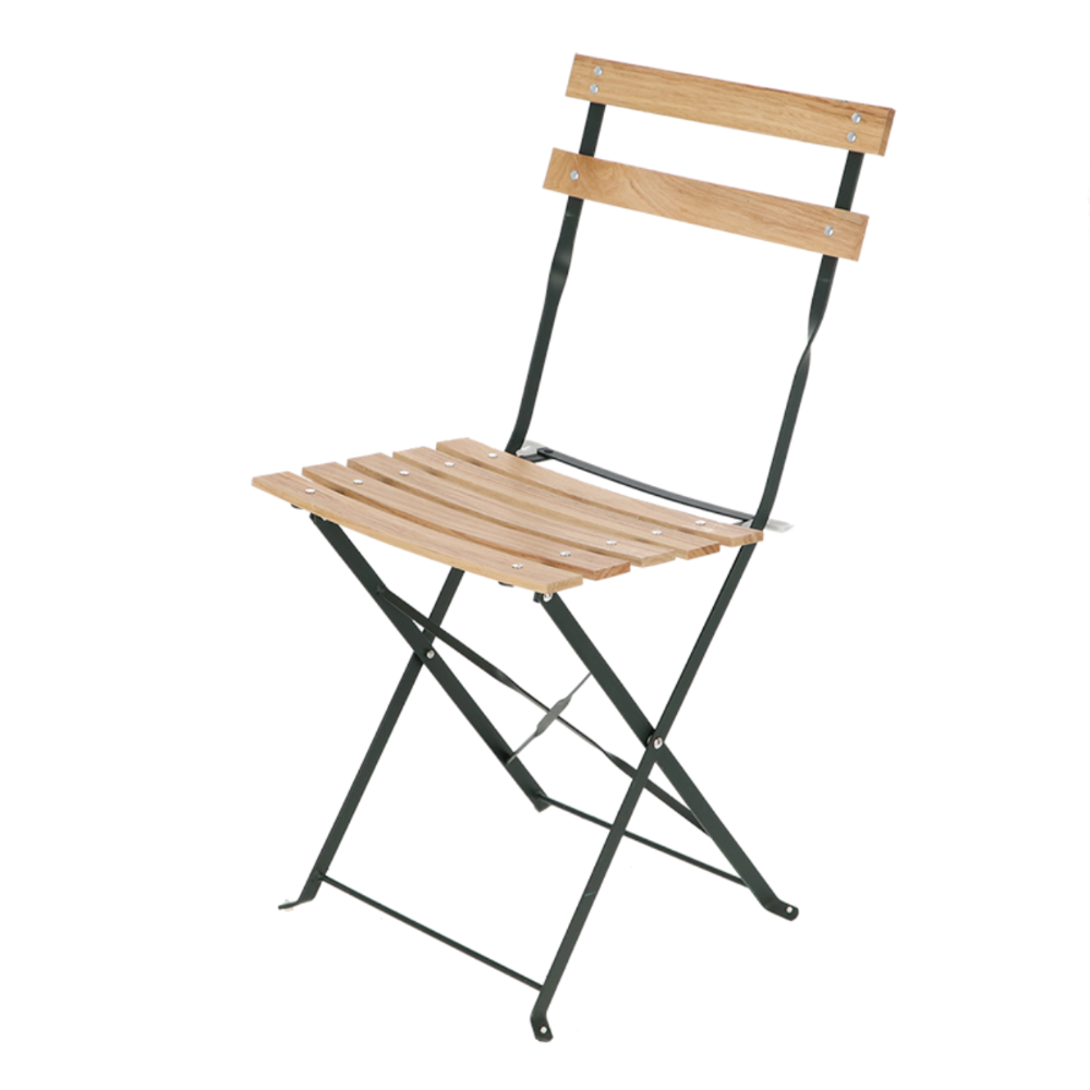 ESSCHERT DESIGN Green & Wood Bistro Chair — Core Supply Group Pty Ltd