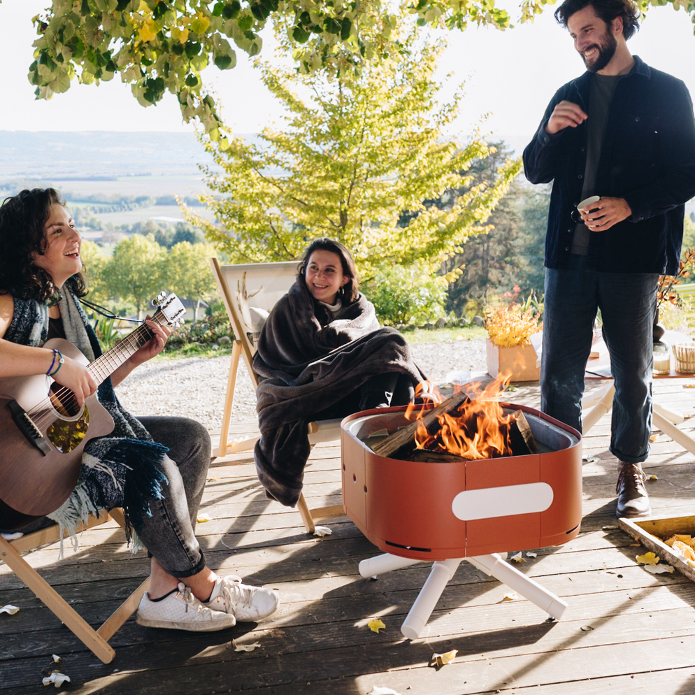 ALUVY SAM Original Low Brazier - Terracota — Core Supply Group Pty Ltd