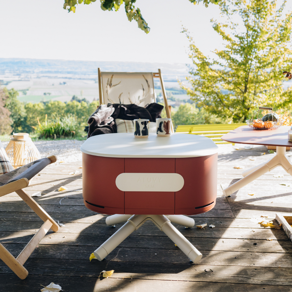 ALUVY SAM Original Low Brazier - Terracota — Core Supply Group Pty Ltd