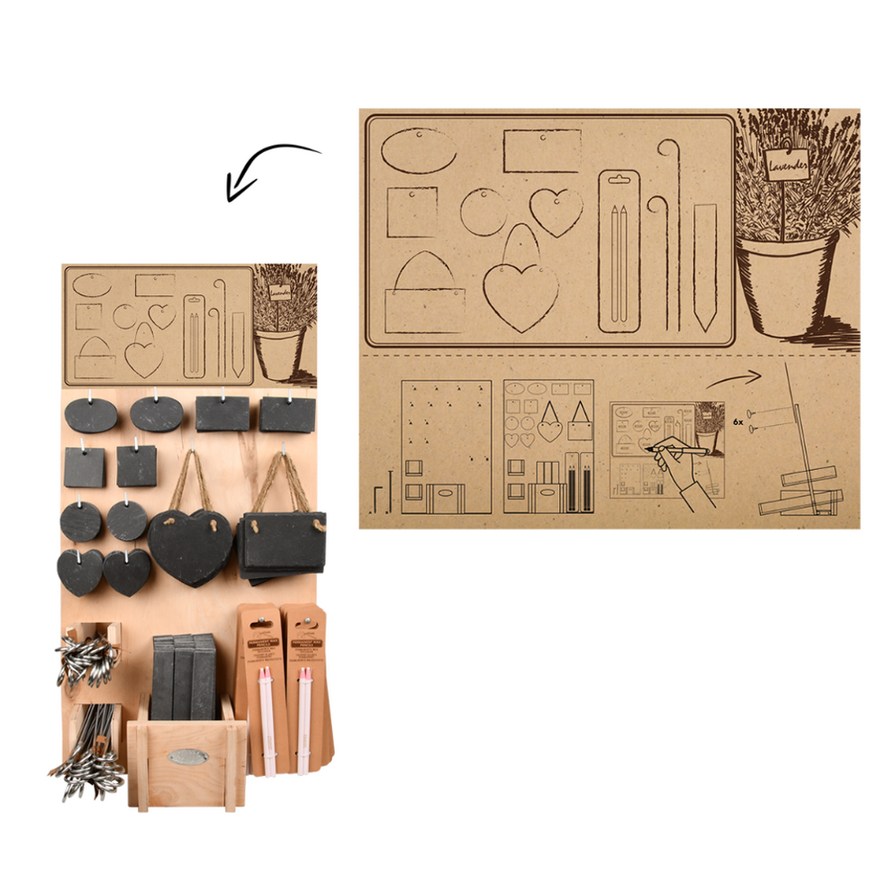 ESSCHERT DESIGN Slate Plant Marker Display — Core Supply Group Pty Ltd