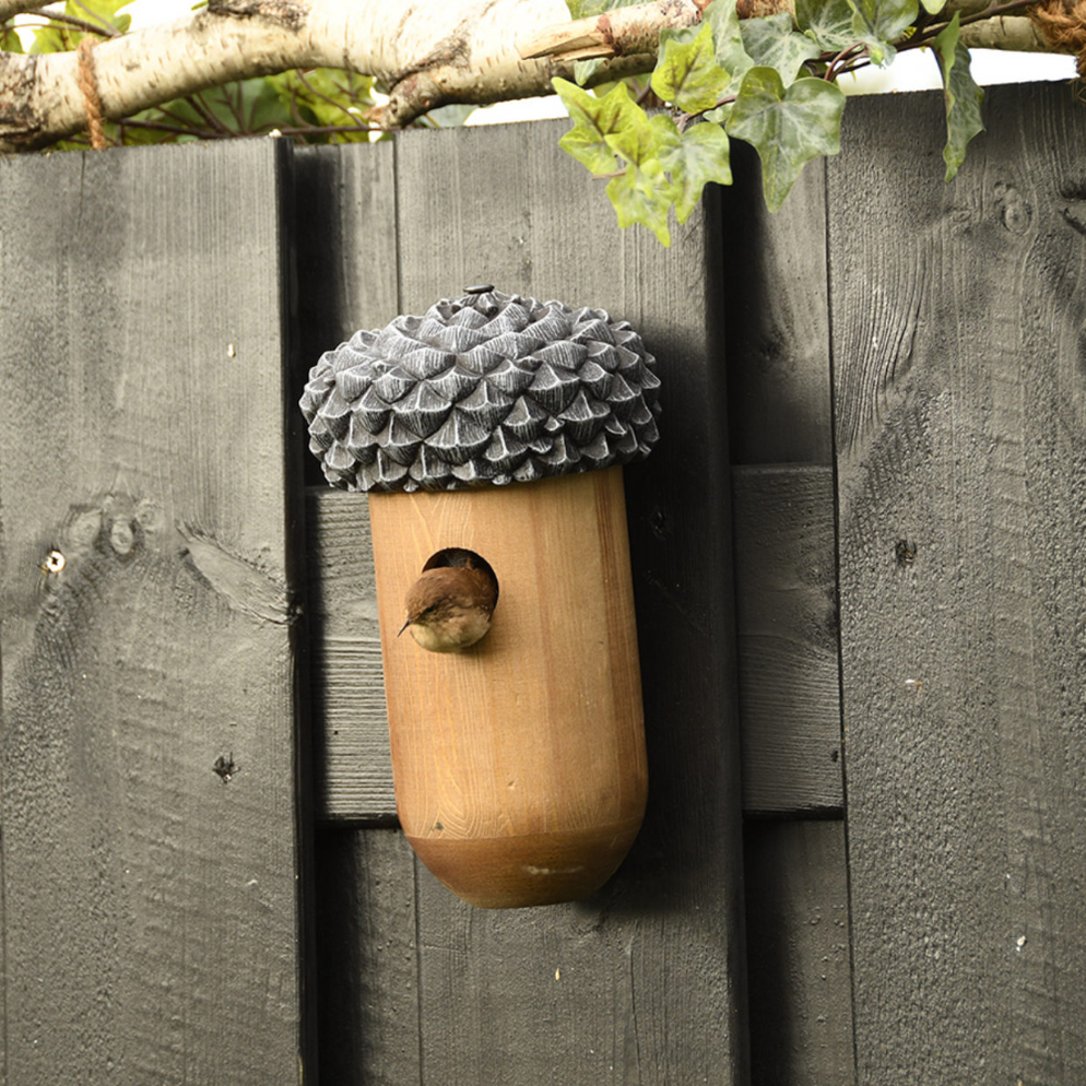 ESSCHERT DESIGN Wren Nesting Box - Acorn — Core Supply Group Pty Ltd