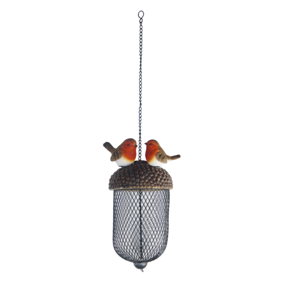 ESSCHERT DESIGN Acorn Bird Feeder - Robin — Core Supply Group Pty Ltd