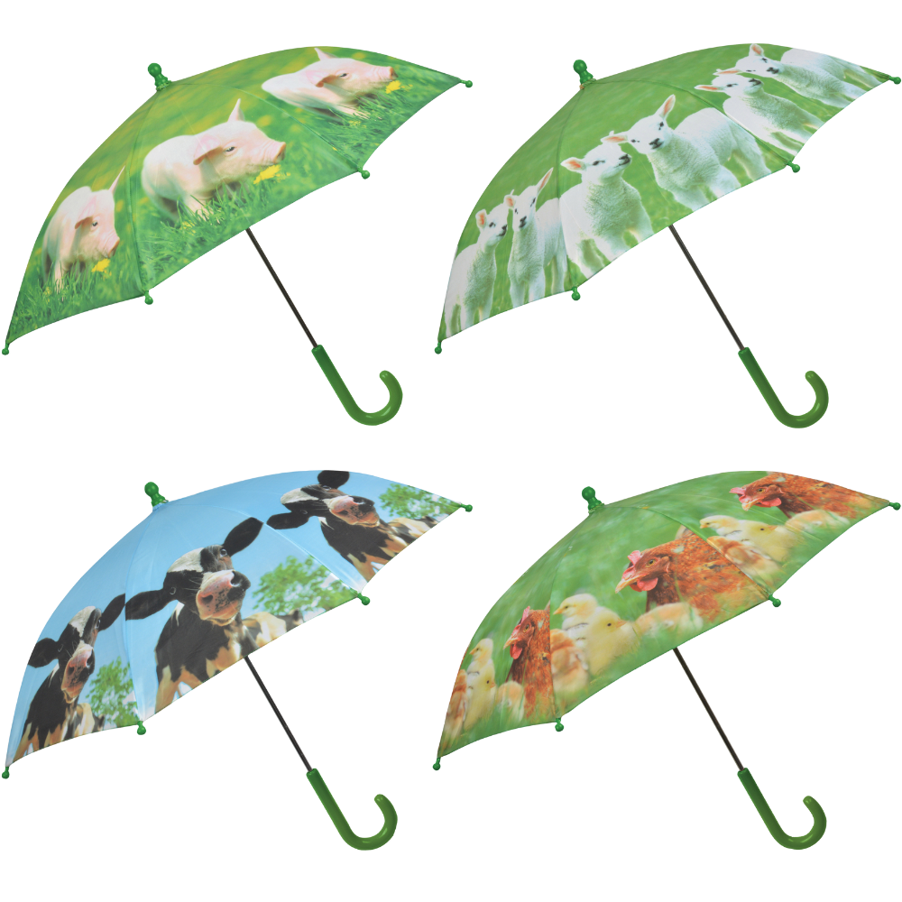 ESSCHERT DESIGN Children's 'Farm Animals' Umbrella - Set of 4 — Core ...