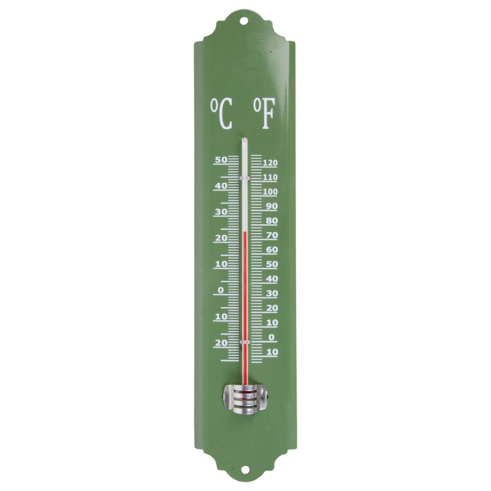 ESSCHERT DESIGN Metal Thermometer - Green — Core Supply Group Pty Ltd