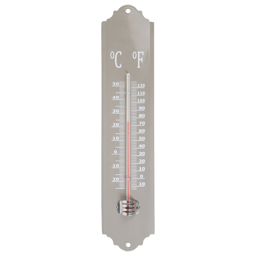 ESSCHERT DESIGN Metal Thermometer - Grey — Core Supply Group Pty Ltd