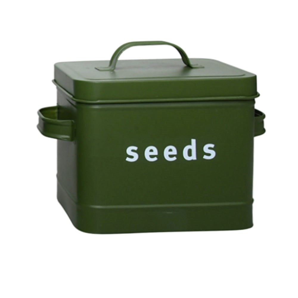 ESSCHERT DESIGN 'Green Shades' Seed Tin - Army Green — Core Supply ...